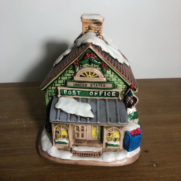 Lefton | Holiday | Vintage Lefton Colonial Village Post Office Lighted ...